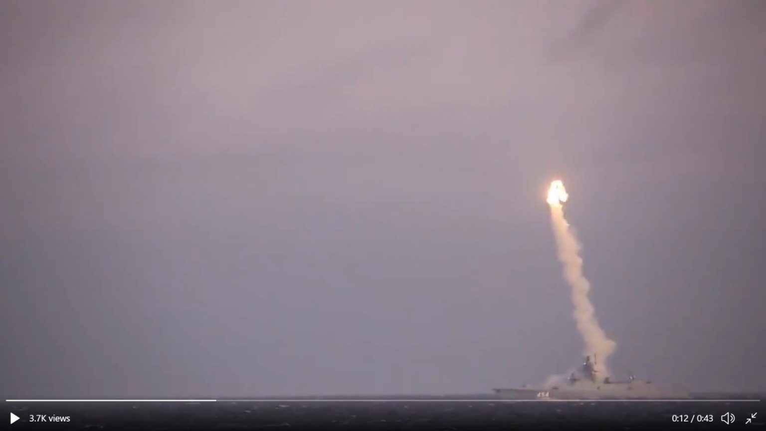 Russia successfully tests its Tsirkon hypersonic missile against a ...